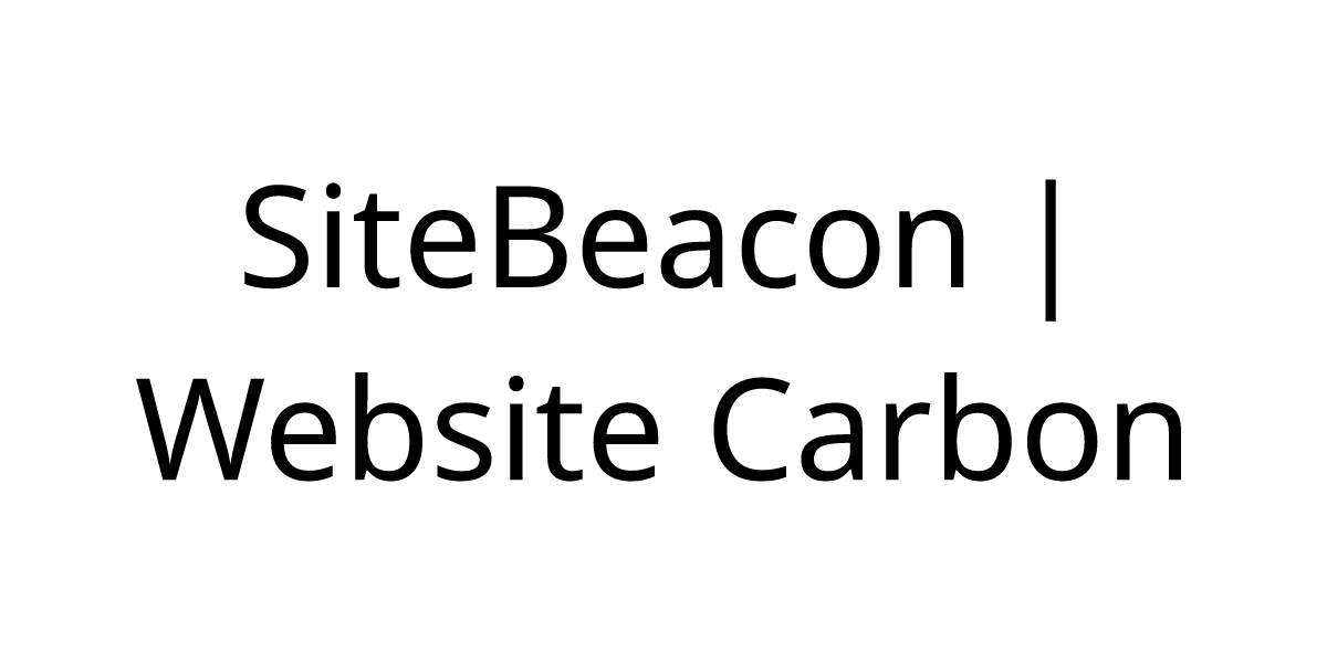 SiteBeacon | Website Carbon & PageSpeed Calculator